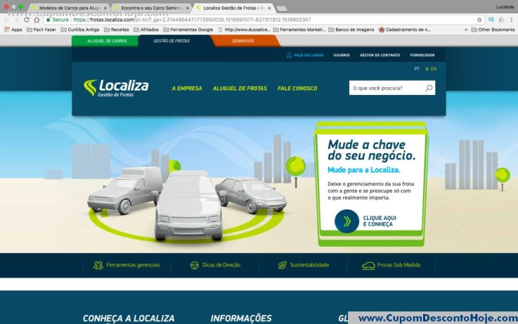 Cupom Desconto Localiza, Cupons de 10% a 70% OFF